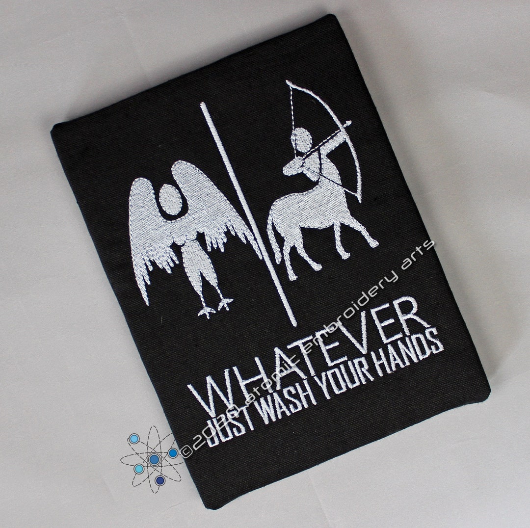 Harpy Centaur Mythical Bathroom Sign Embroidery Wall Art - Etsy