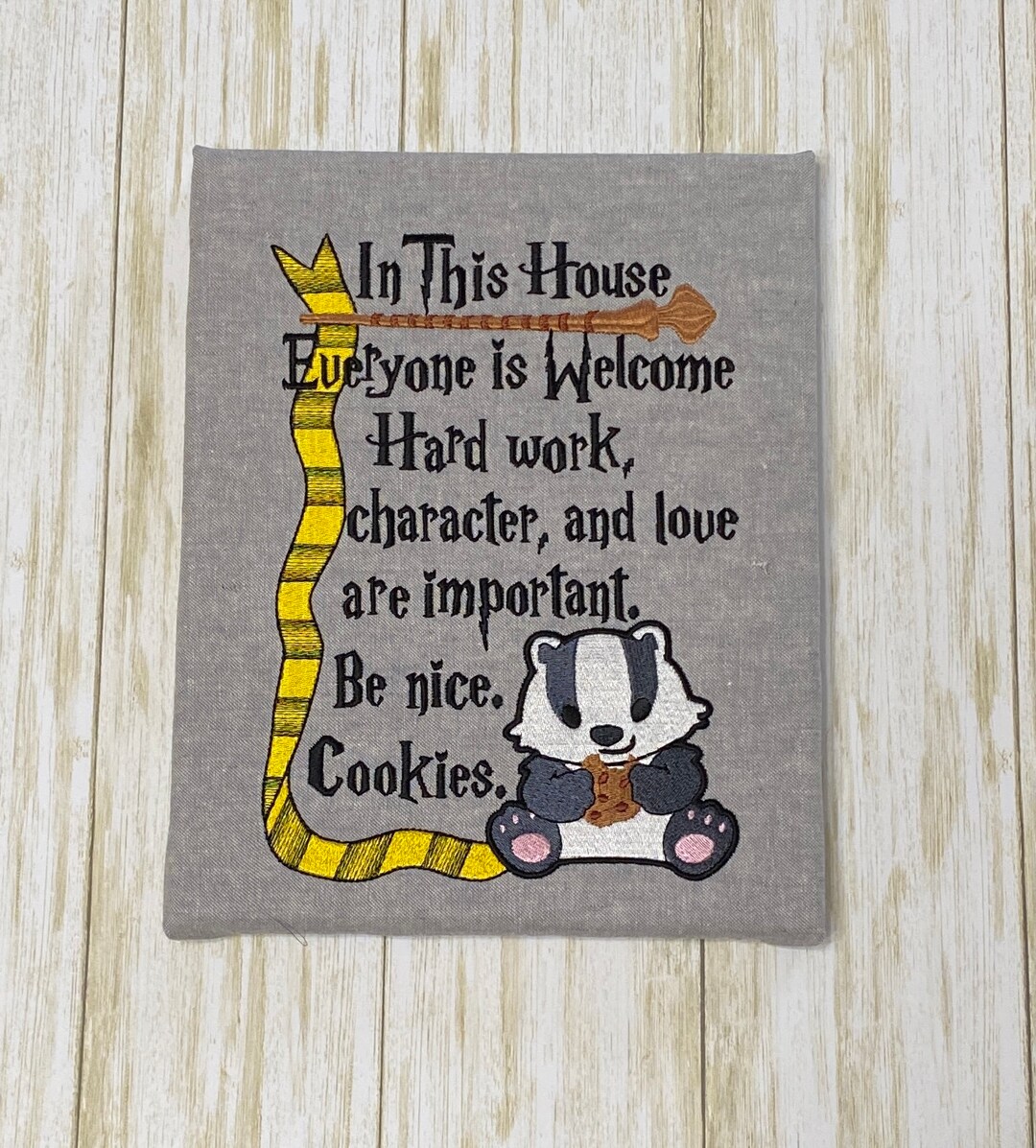 Badger House Wall Art - Etsy