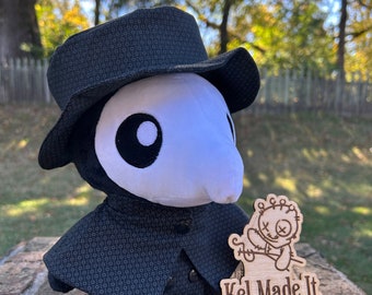 Creepy Cute Baby Plague Doctor Plushie Spooky Decor Scary Plush Doll - Etsy