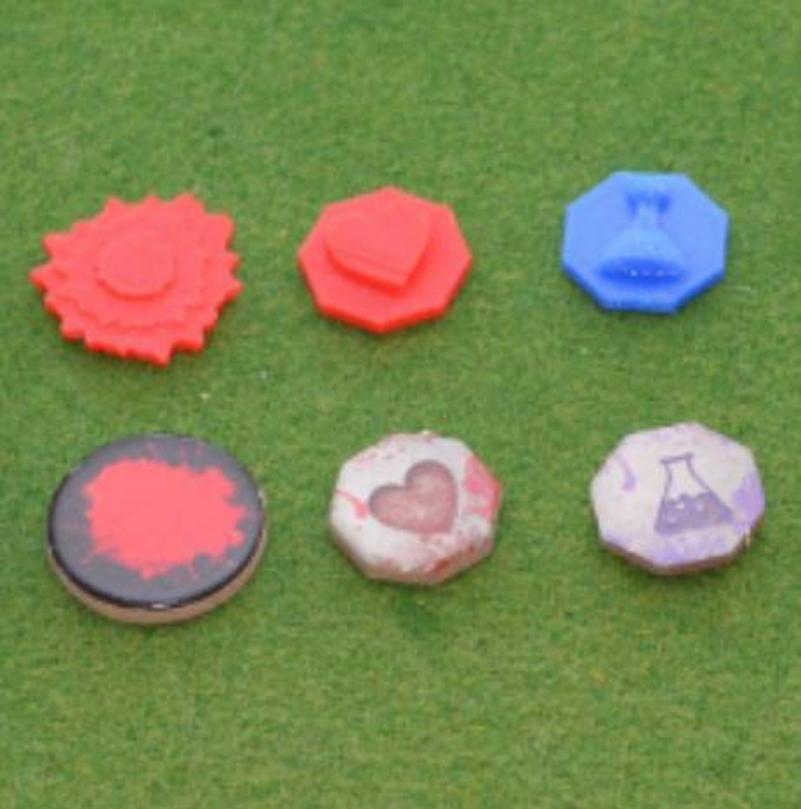 RE2 Resident Evil 2 - Tokens and Main Objective Markers - Etsy