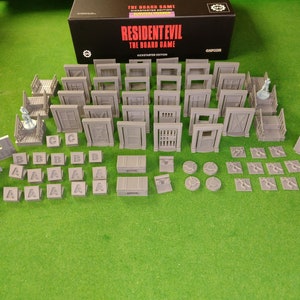 RE1 79 Piece Board Game Set 20 Doors, 8 Archways, 10 Walls, 6 Stairs, 2 ...