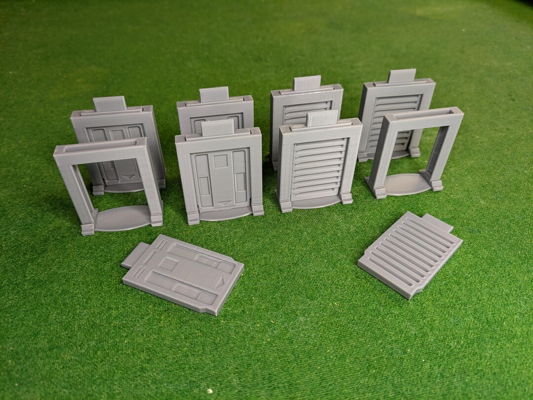 Roller Shutter and Lab Doors - Resident Evil Board Game RE RE2 RE3 - Etsy