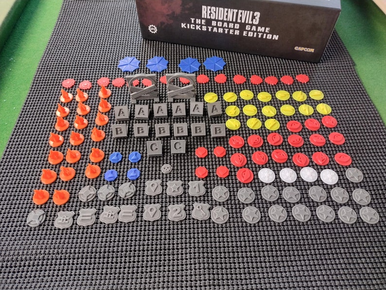 Resident Evil 3 Board Game RE3 130 Piece Extra Terrain Addon - Etsy Finland