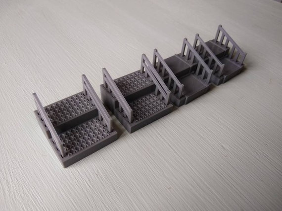 4 Premium Board Game Stairs With Hand Rails Resident Evil 2 - Etsy