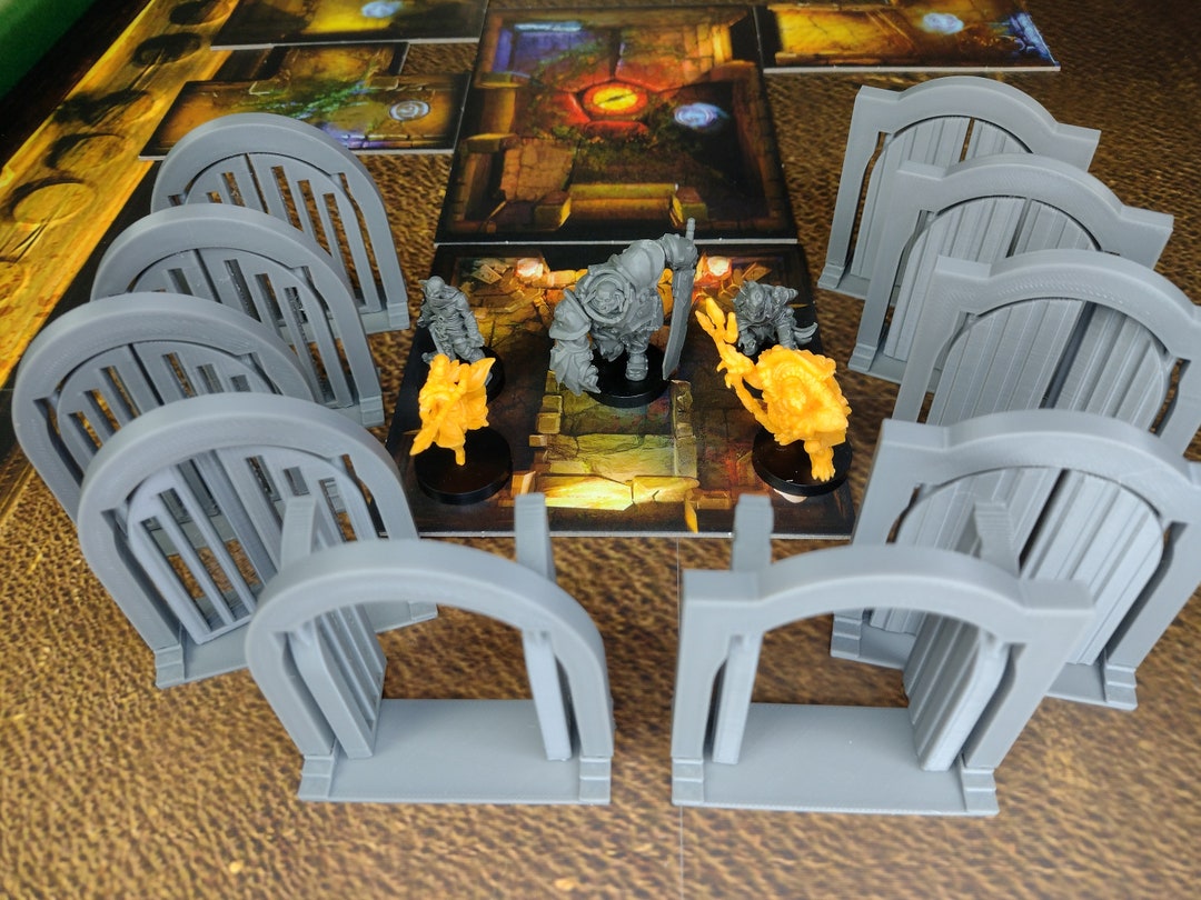 10x Board Game Double Doors for Bardsung SFG - Multiple Colours ...