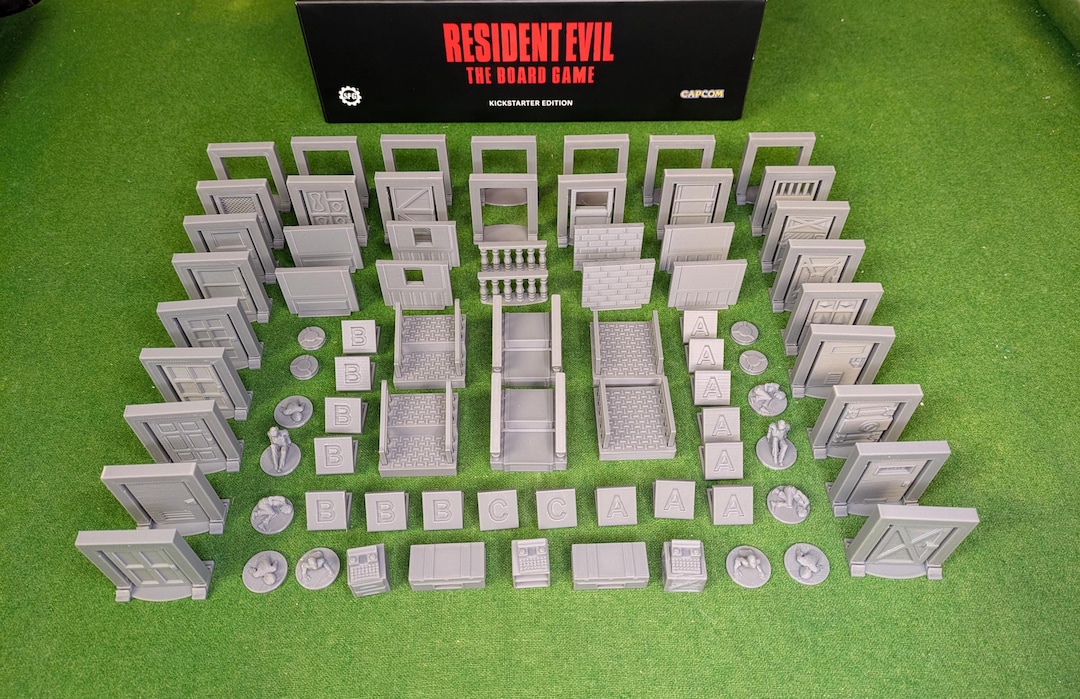 RE1 79 Piece Board Game Set - 20 Doors, 8 Archways, 10 Walls, 6 Stairs ...