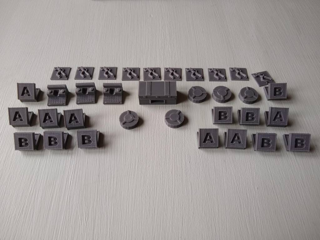 RE2 Board Game Terrain Upgrade Set 34 Models 3D Printed - Etsy