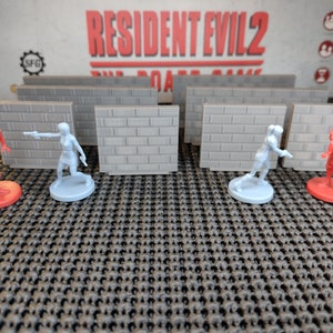 RE2 Board Game 3D Upgrade Set. 8 X Walls, 4 X Stairs and 34 Piece ...