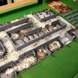 Zombicide Black Plague Board Game Room Walls Over 460 Cm of Walls in ...