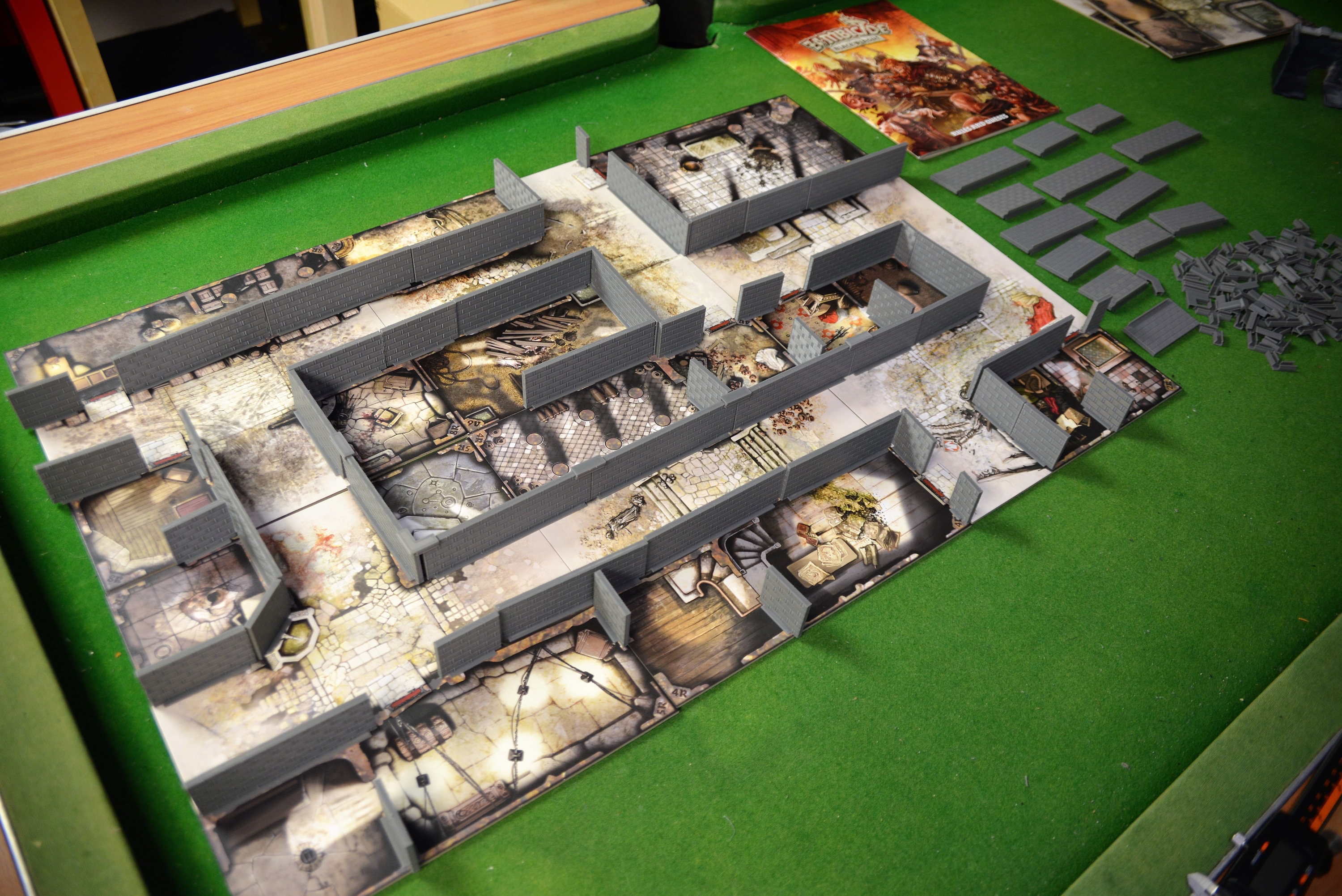 Zombicide Black Plague Board Game Room Walls Over 450 Cm of - Etsy UK
