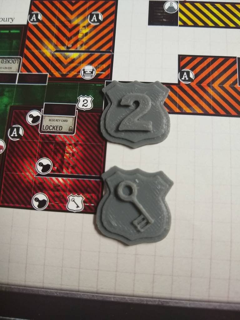 RE2 Resident Evil 2 Tokens and Main Objective Markers - Etsy