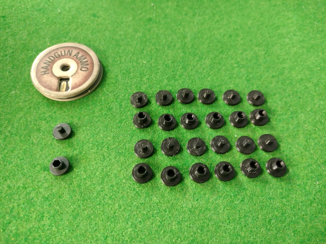 12x Replacement Black Rivets / Grommets - Ammo Dial Centres - Resident ...
