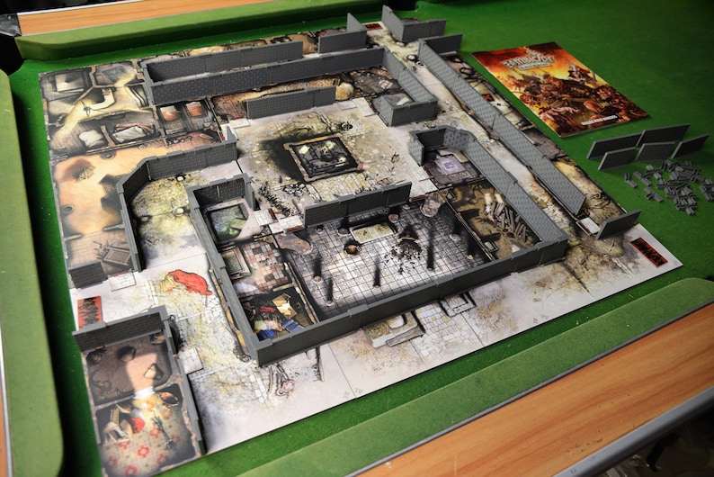 Zombicide Black Plague Board Game Room Walls Over 450 Cm of - Etsy
