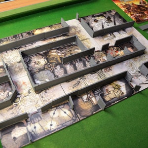 Zombicide Black Plague Board Game Room Walls - Over 460 Cm of Walls in ...