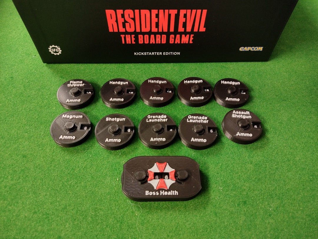 RE1 10x Weapon Ammo Dial and 1x Boss Health Dial Replacements and ...