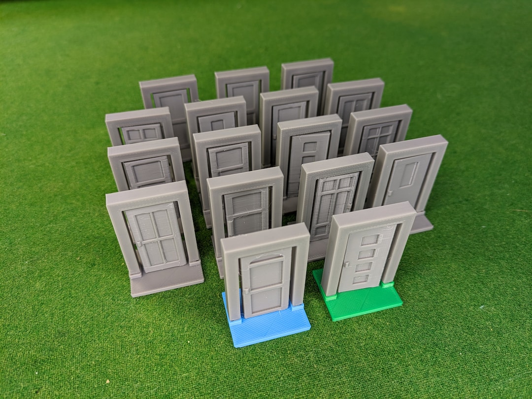 17x Board Game Door Upgrade - 2nd Edition Zombicide Board Game - House ...
