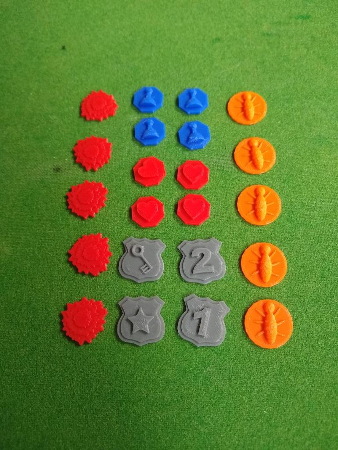 RE2 Resident Evil 2 - Tokens and Main Objective Markers - Etsy