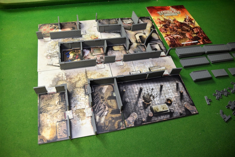 Zombicide Black Plague Board Game Room Walls Over 450 Cm of - Etsy