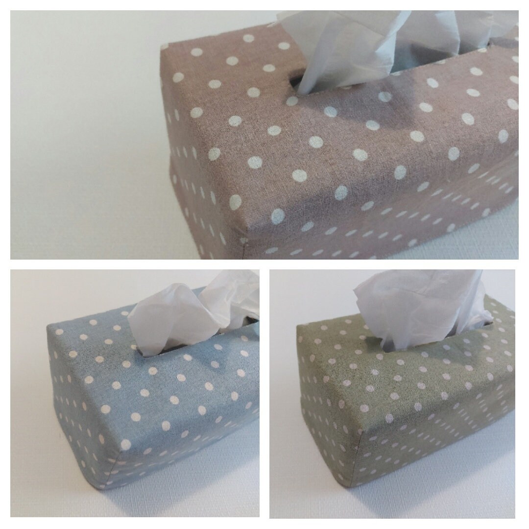 Reversible Linen Tissue Box Cover, Tissue Box Cover - Etsy