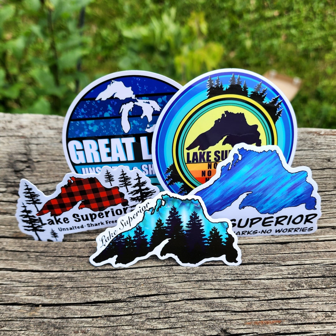Lake Superior Sticker Pack - Etsy