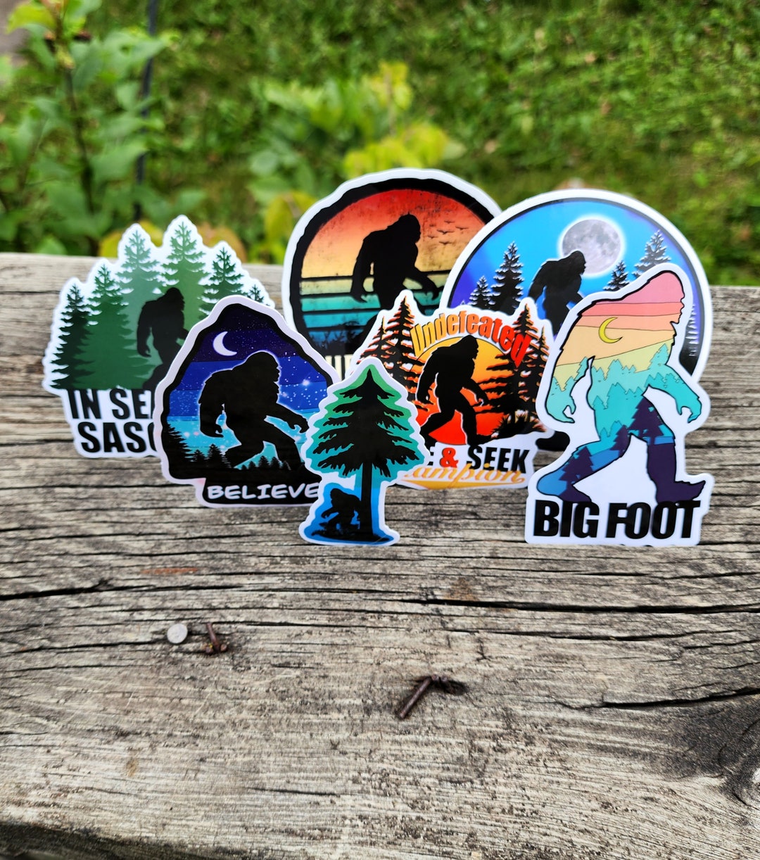 Big Foot, Sasquatch Sticker Pack - Etsy