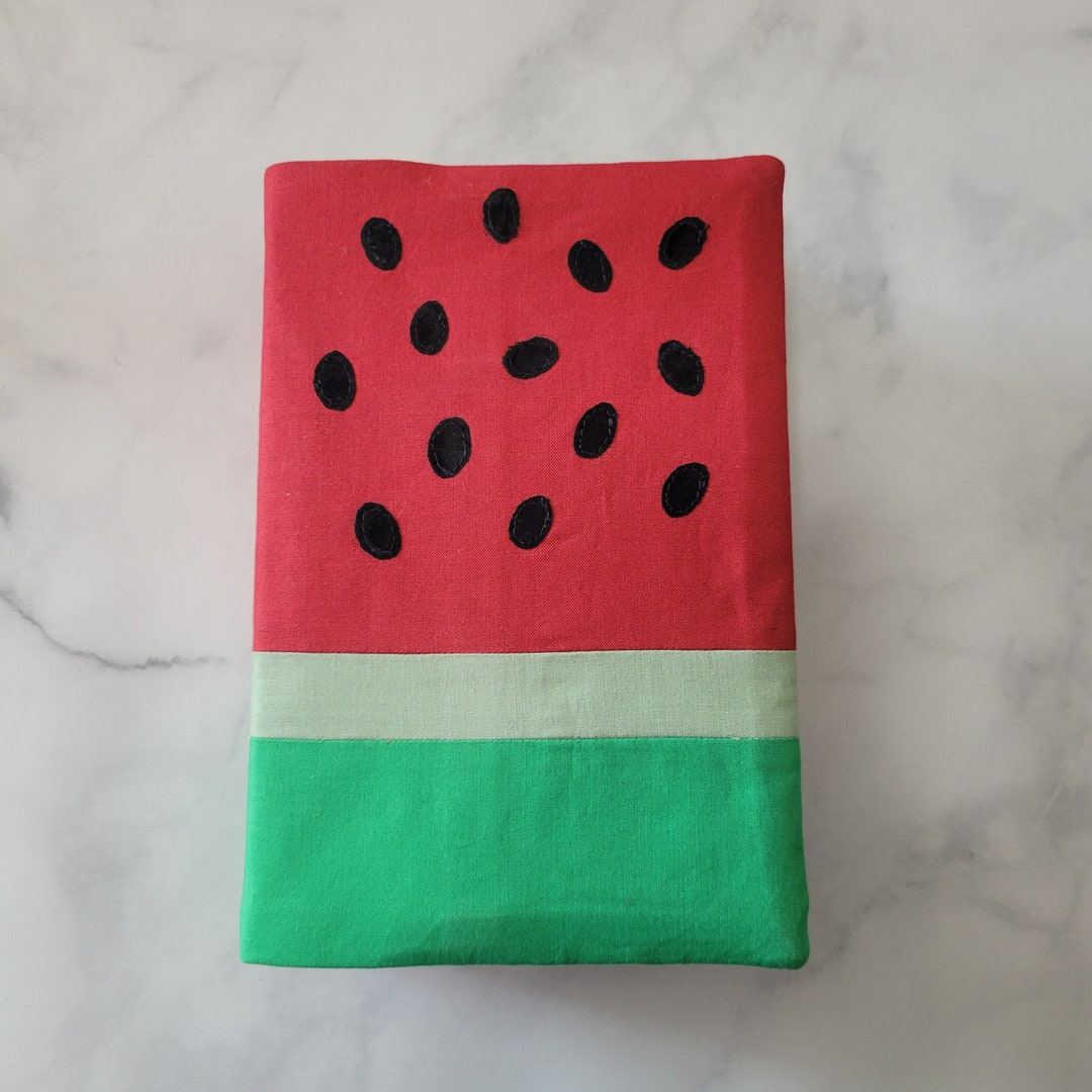 Watermelon Bible and Book Fabric Cover, Protector - Custom Fitted Size ...