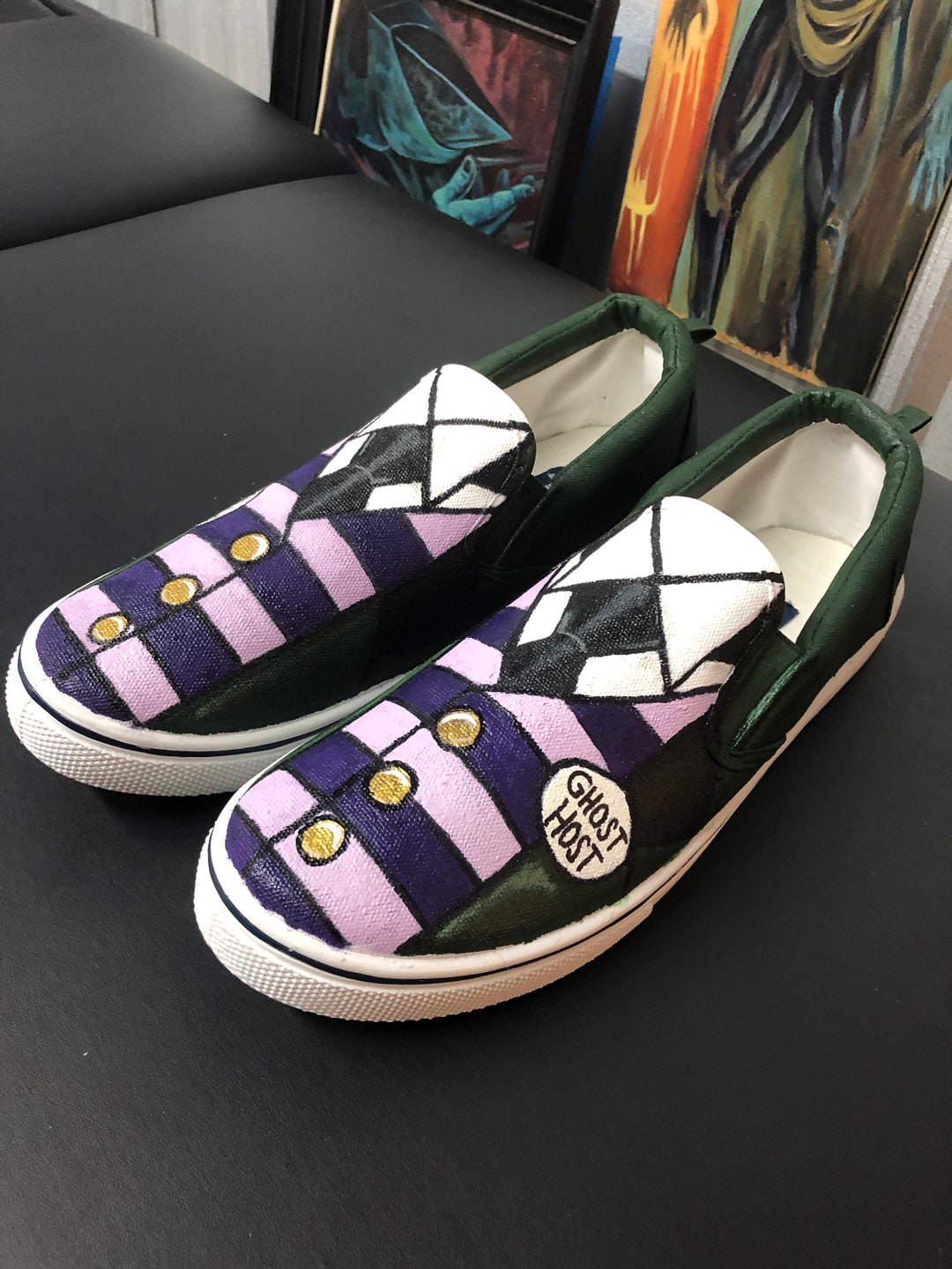 Haunted Mansion Ghost Host Shoes - Etsy