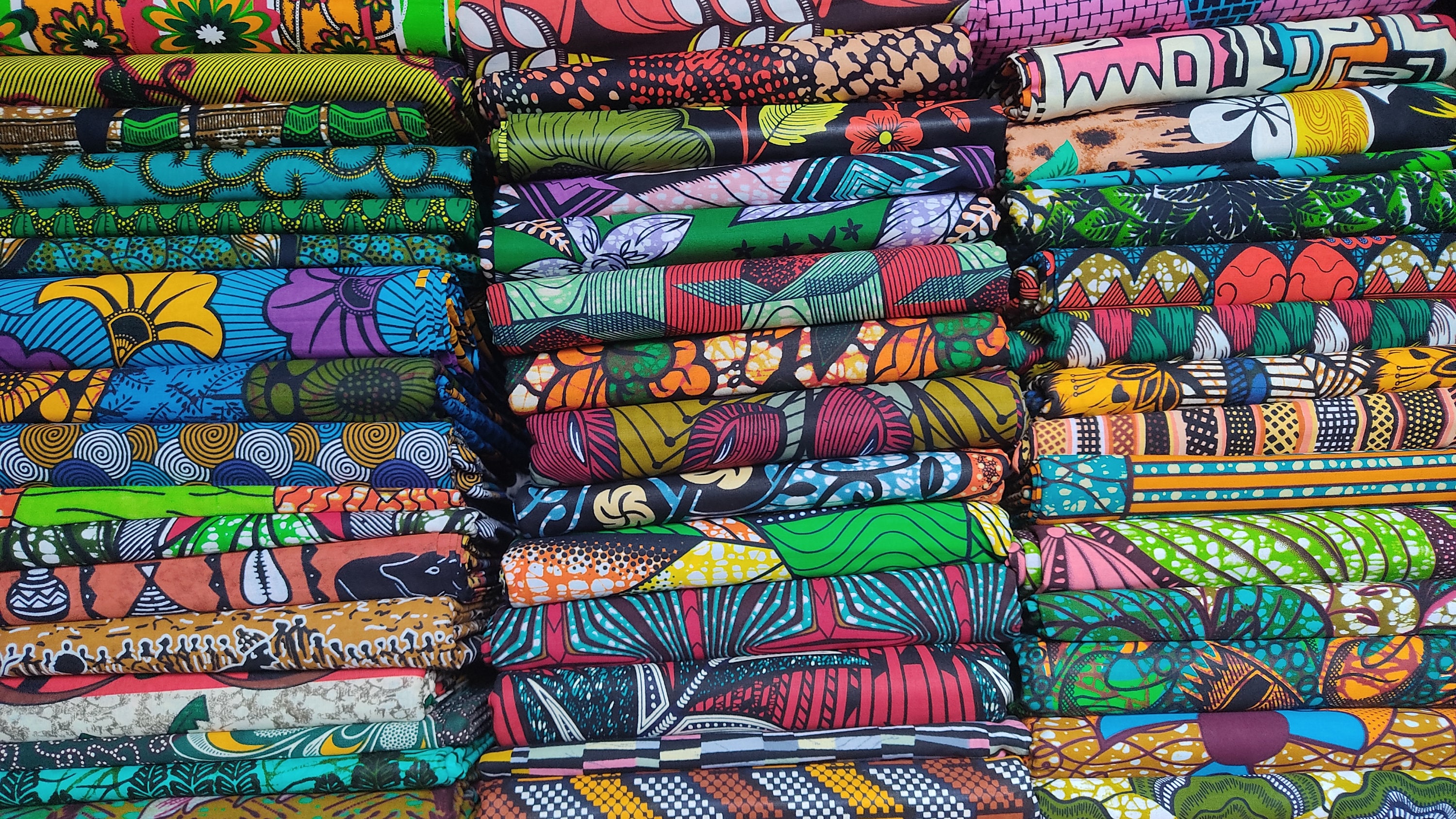 African Fabrics, Beautiful Wax Fabrics. Choose One of the 200 Prints ...