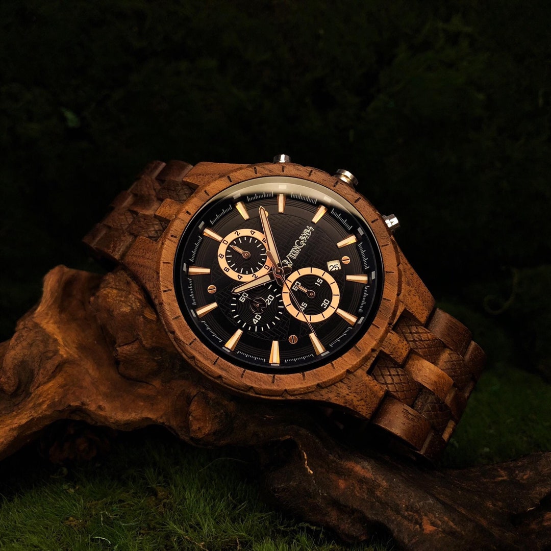 Engraved Wooden Watch for Men, Personalized Gift for Him, Anniversary ...