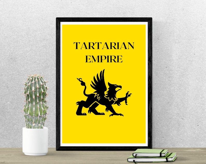 Tartarian Empire Flag (tartary) Poster Printable - Etsy