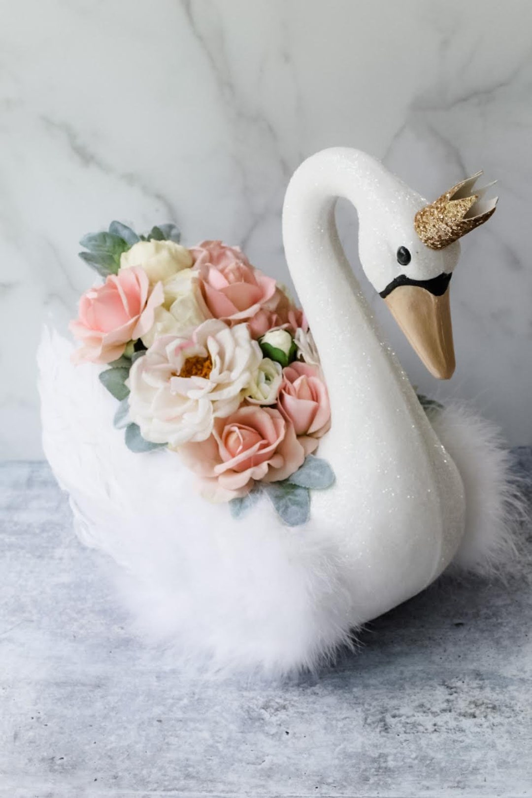 Swan Soiree Centerpiece Swan Lake Decor Swan Centerpiece - Etsy