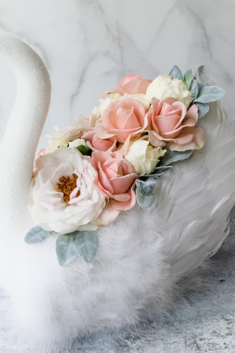 Swan Soiree Centerpiece Swan Lake Decor Swan Centerpiece - Etsy