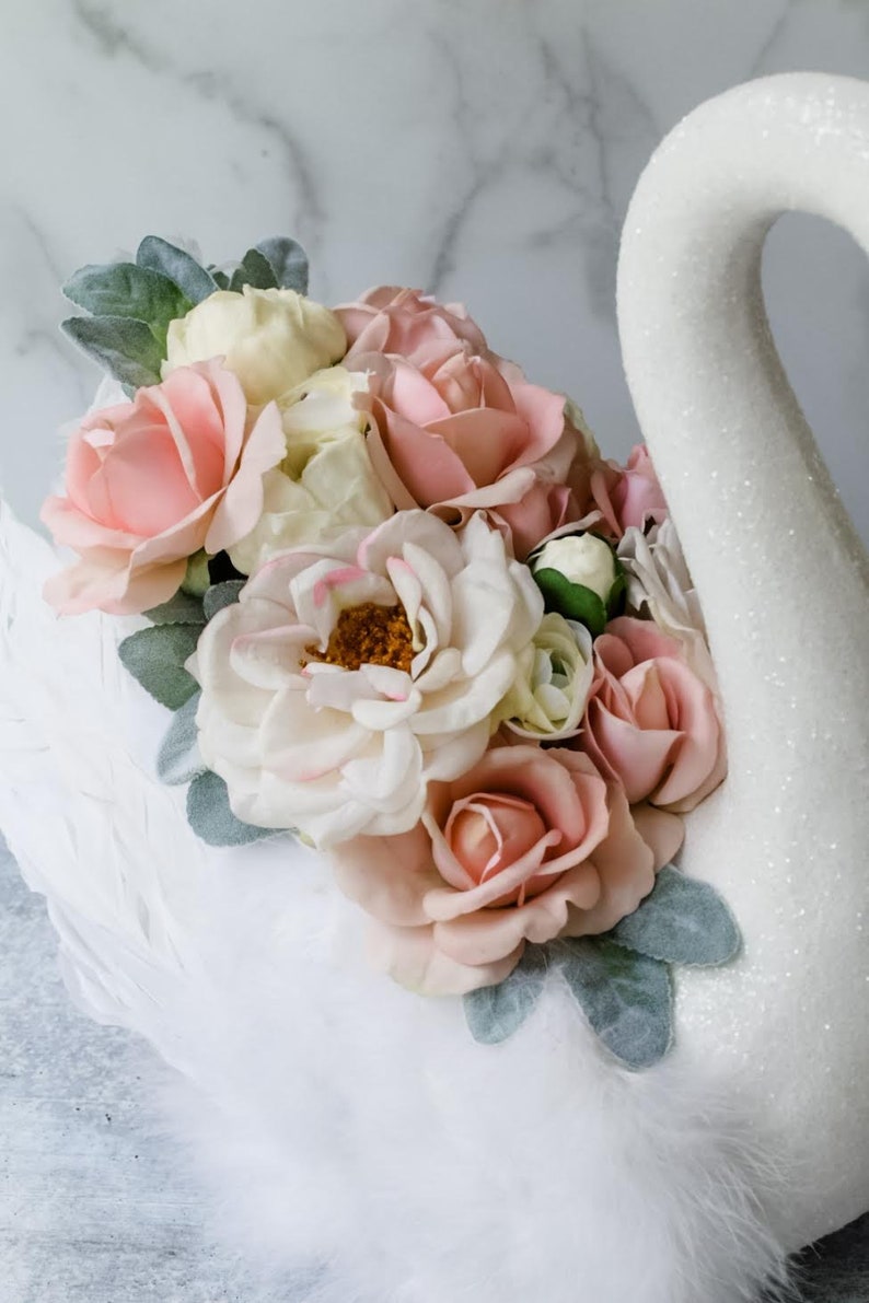 Swan Soiree Centerpiece Swan Lake Decor Swan Centerpiece - Etsy