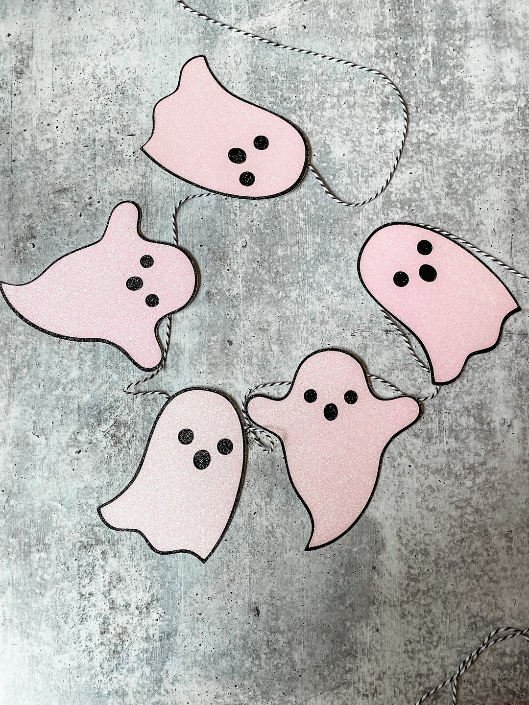 Modern Pastel Halloween Pink Ghost Banner Boo Banner A - Etsy