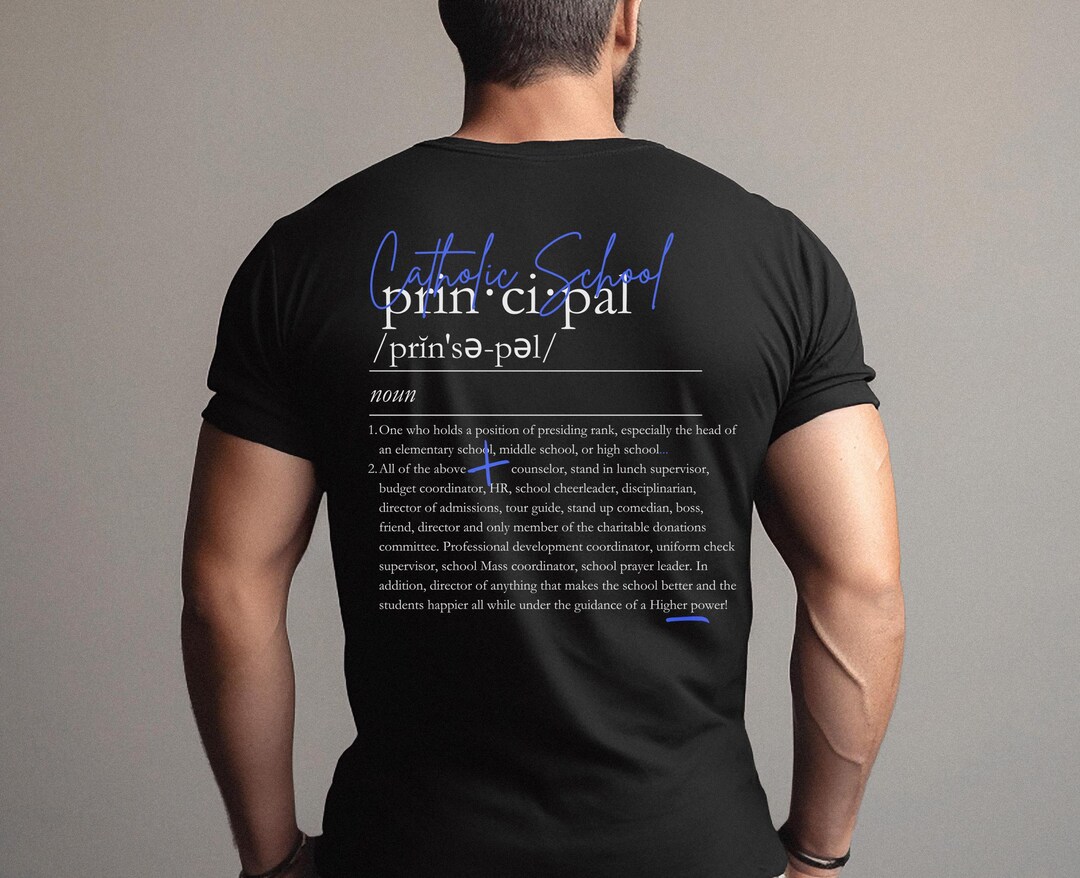 Catholic School Principal Shirt, School Principal Shirt, School ...