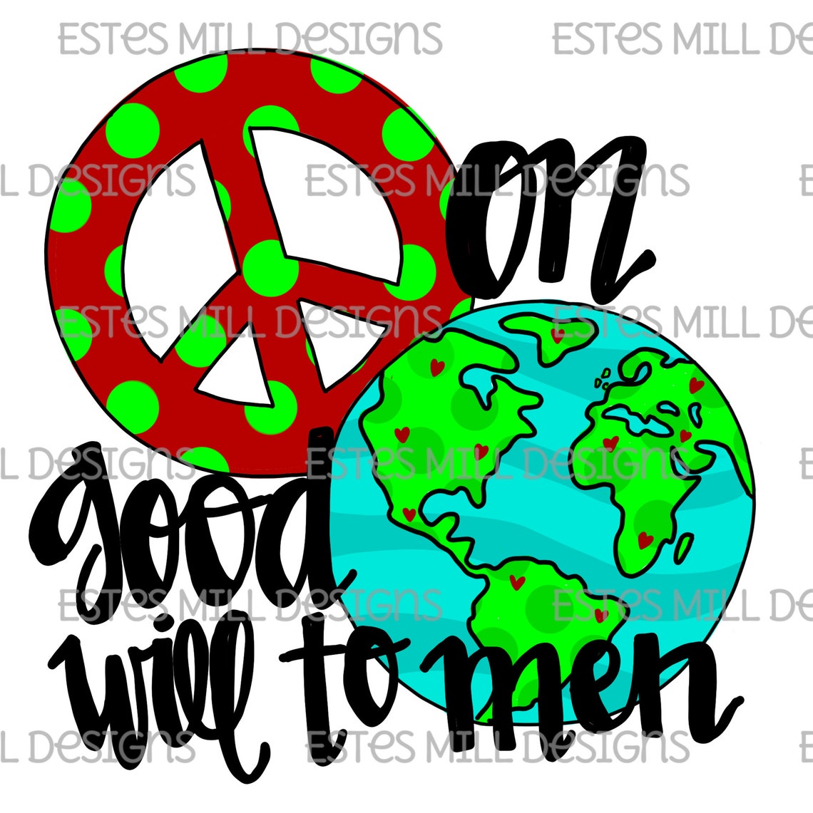 Sublimation Design Hand Drawn PNG Digital Download - Etsy