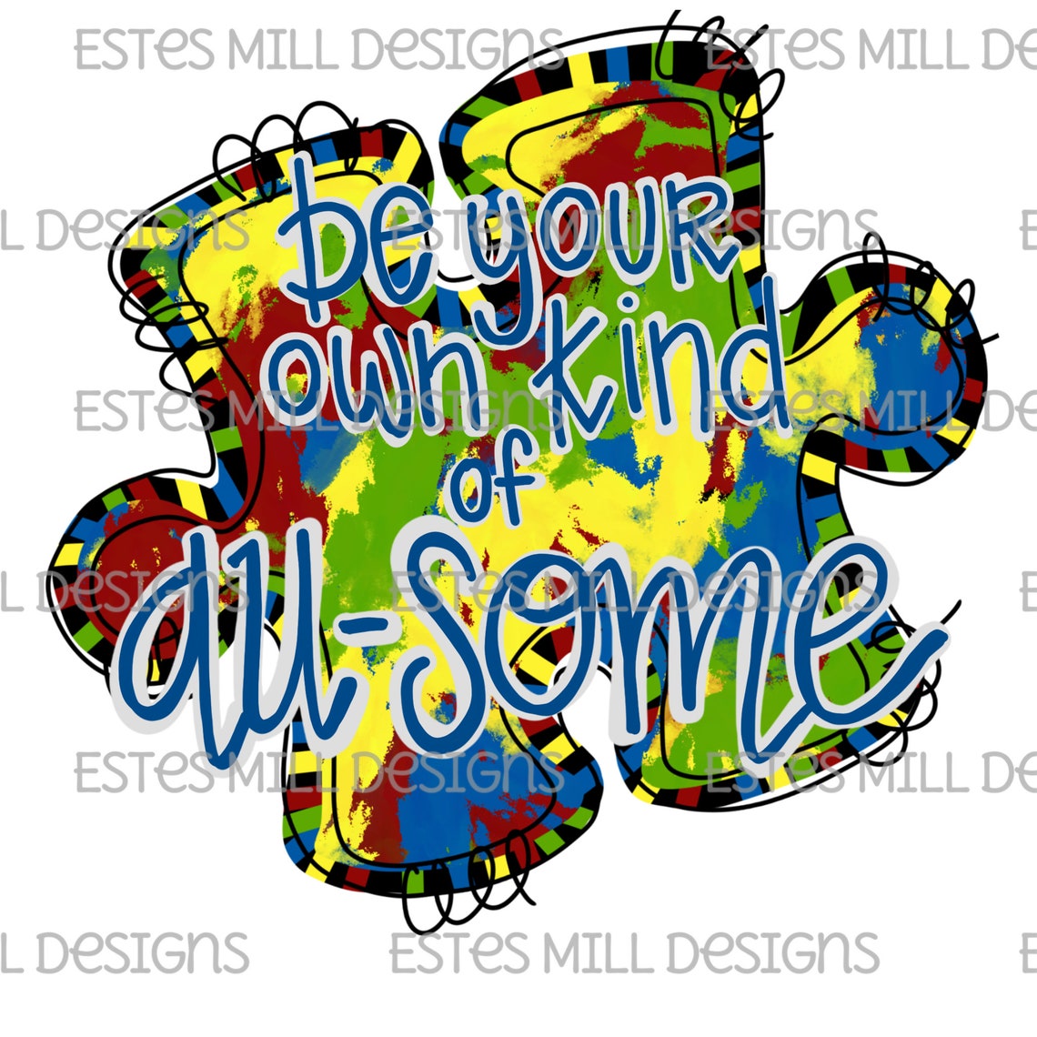 Sublimation Design Hand Drawn PNG Digital Download | Etsy