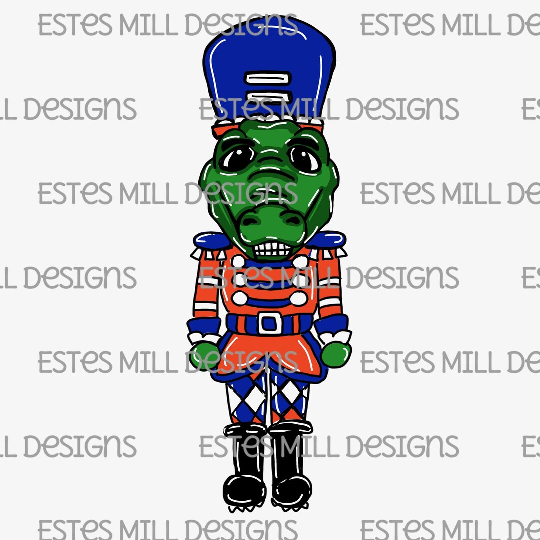 Hand Drawn | PNG Digital Download | Nutcracker | Gator | Christmas - Etsy