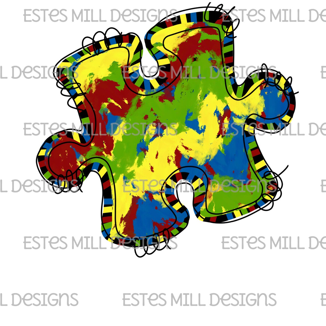 Sublimation Design Hand Drawn PNG Digital Download | Etsy