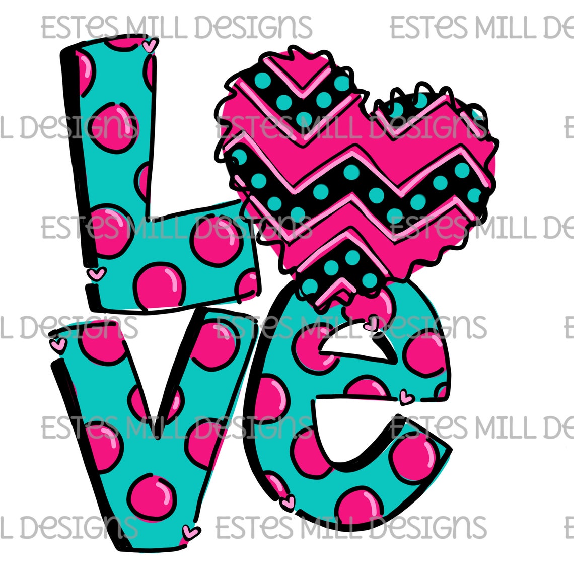 Sublimation design Hand drawn PNG digital download | Etsy