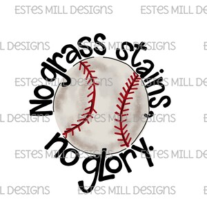 Sublimation Design Hand Drawn PNG Digital Download Digital Art Baseball ...
