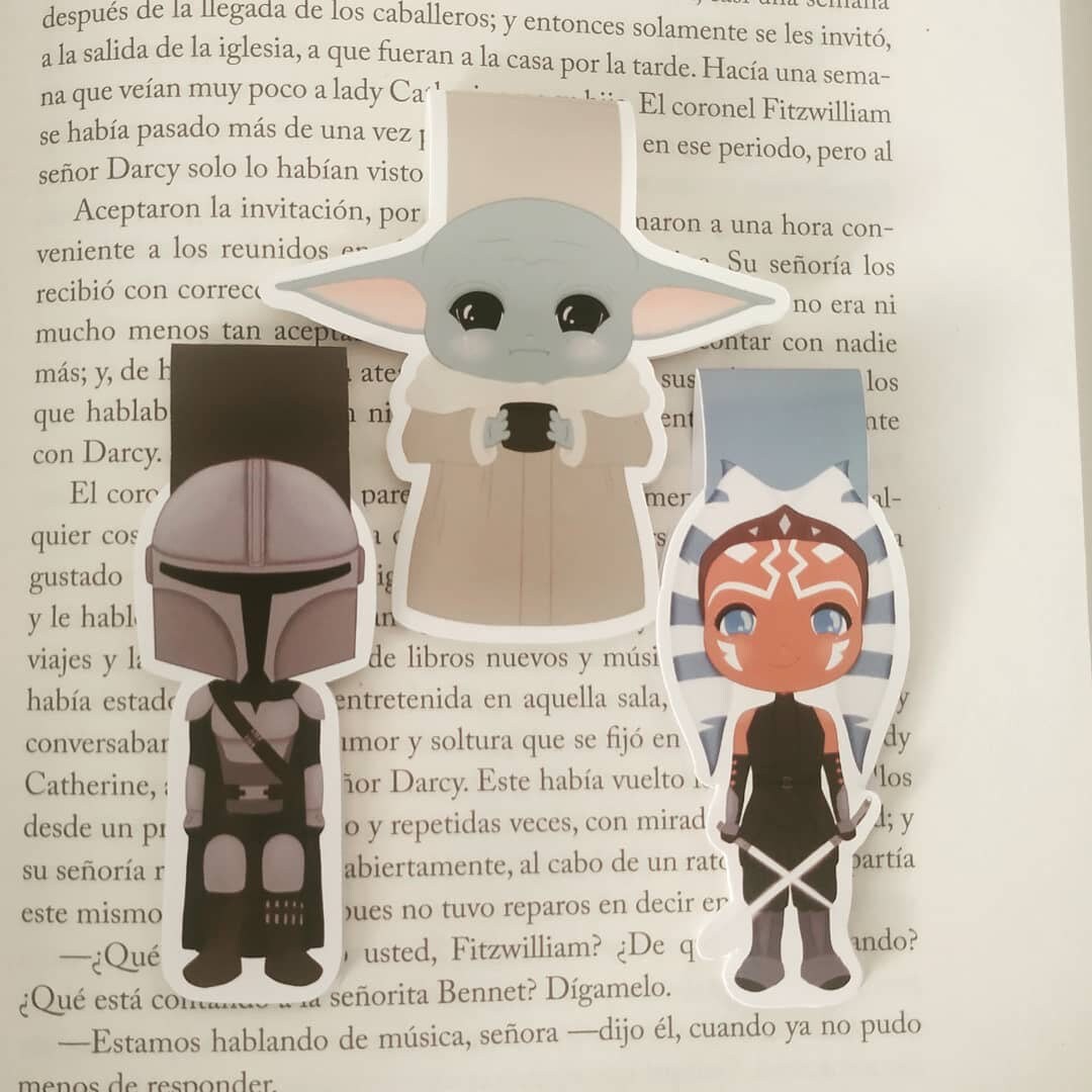 Star Wars Collection, Magnetic Bookmarks - Etsy