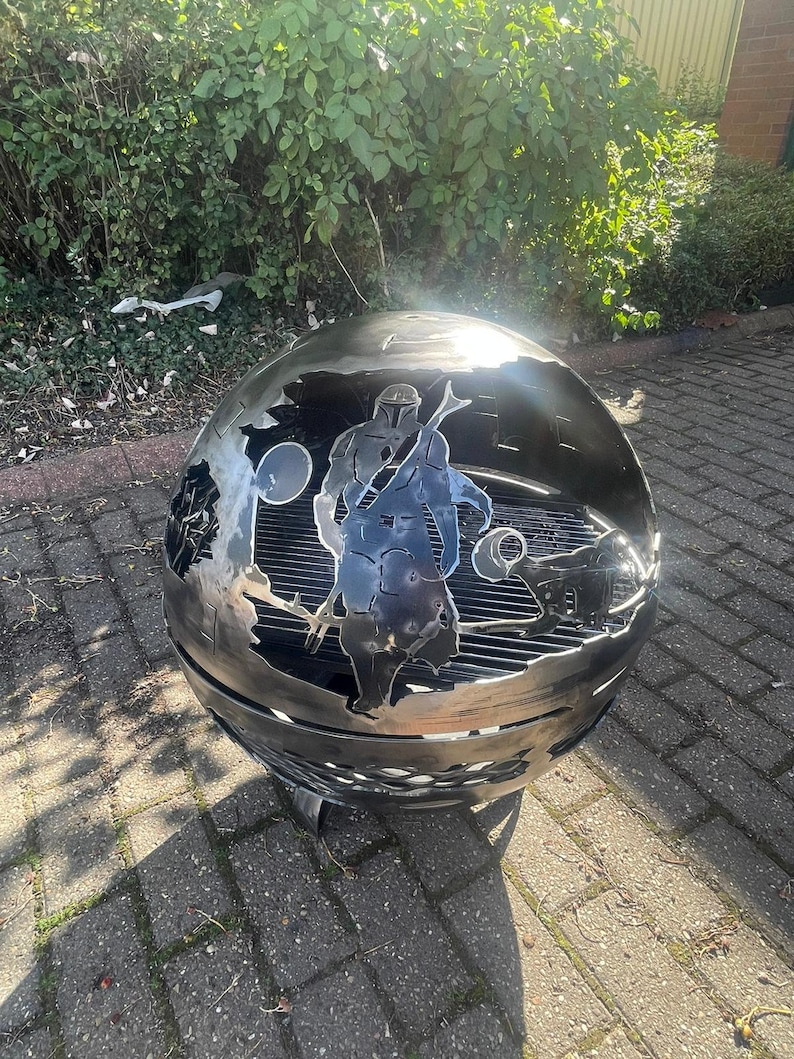 Mandalorian Death Star Wood Burner & Grill - Novelty Grill - Novelty ...