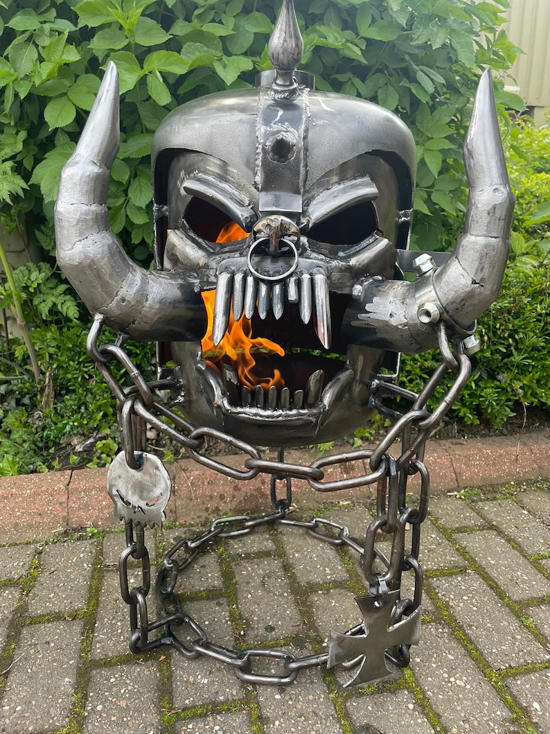 Motorhead Snaggletooth Metal Art - Steel Sculpture - Motorhead ...