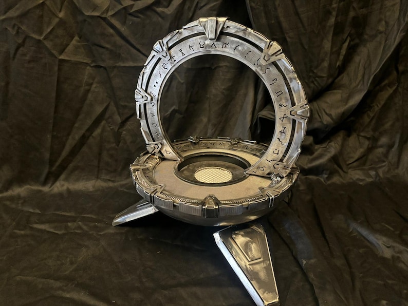 The Stargate Steel Sculpture - Stargate Bio Ethanol Tabletop Burner ...