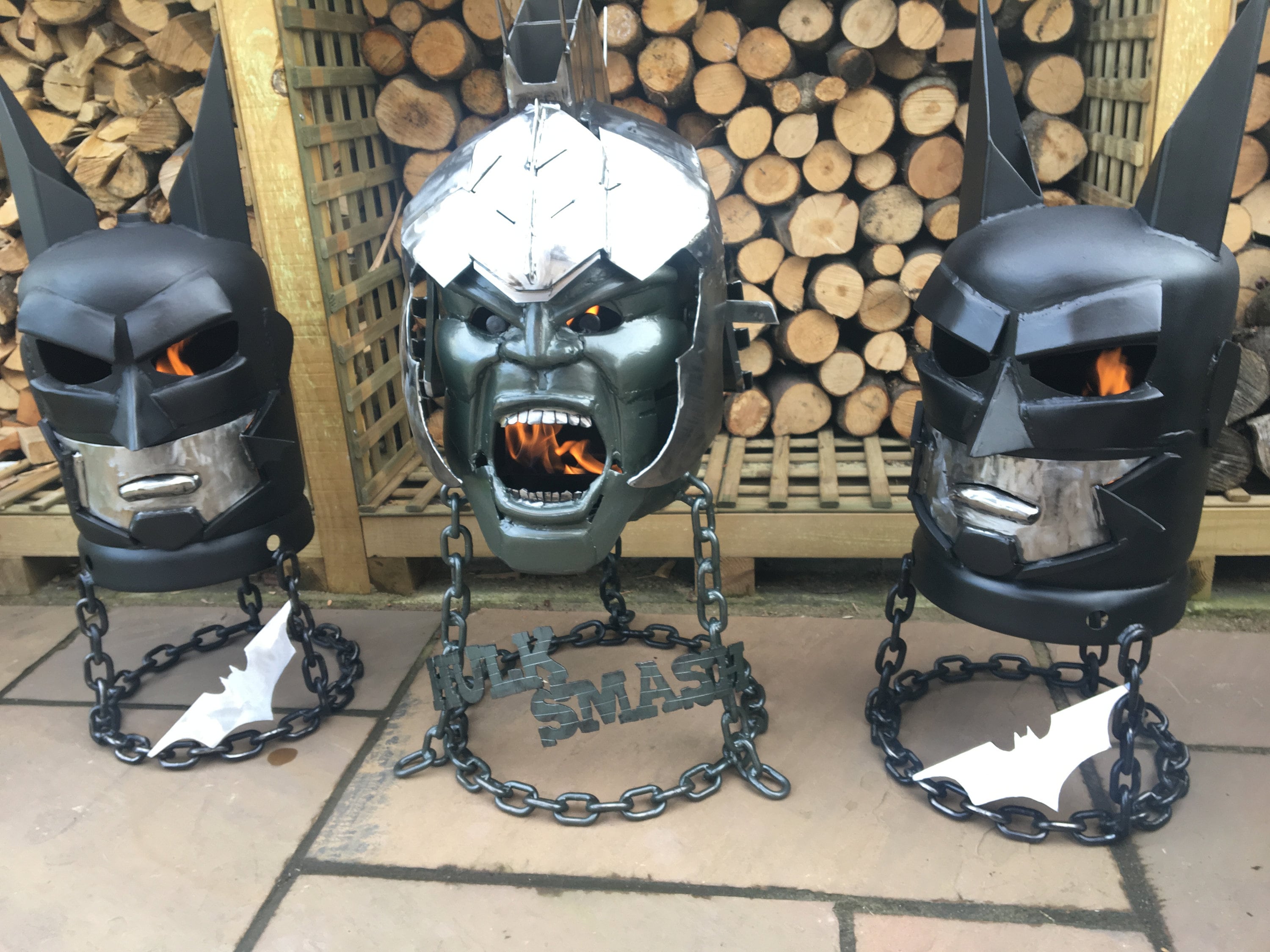 Batman Wood Burner Batman Fire Pit DC Comics DC Comic | Etsy