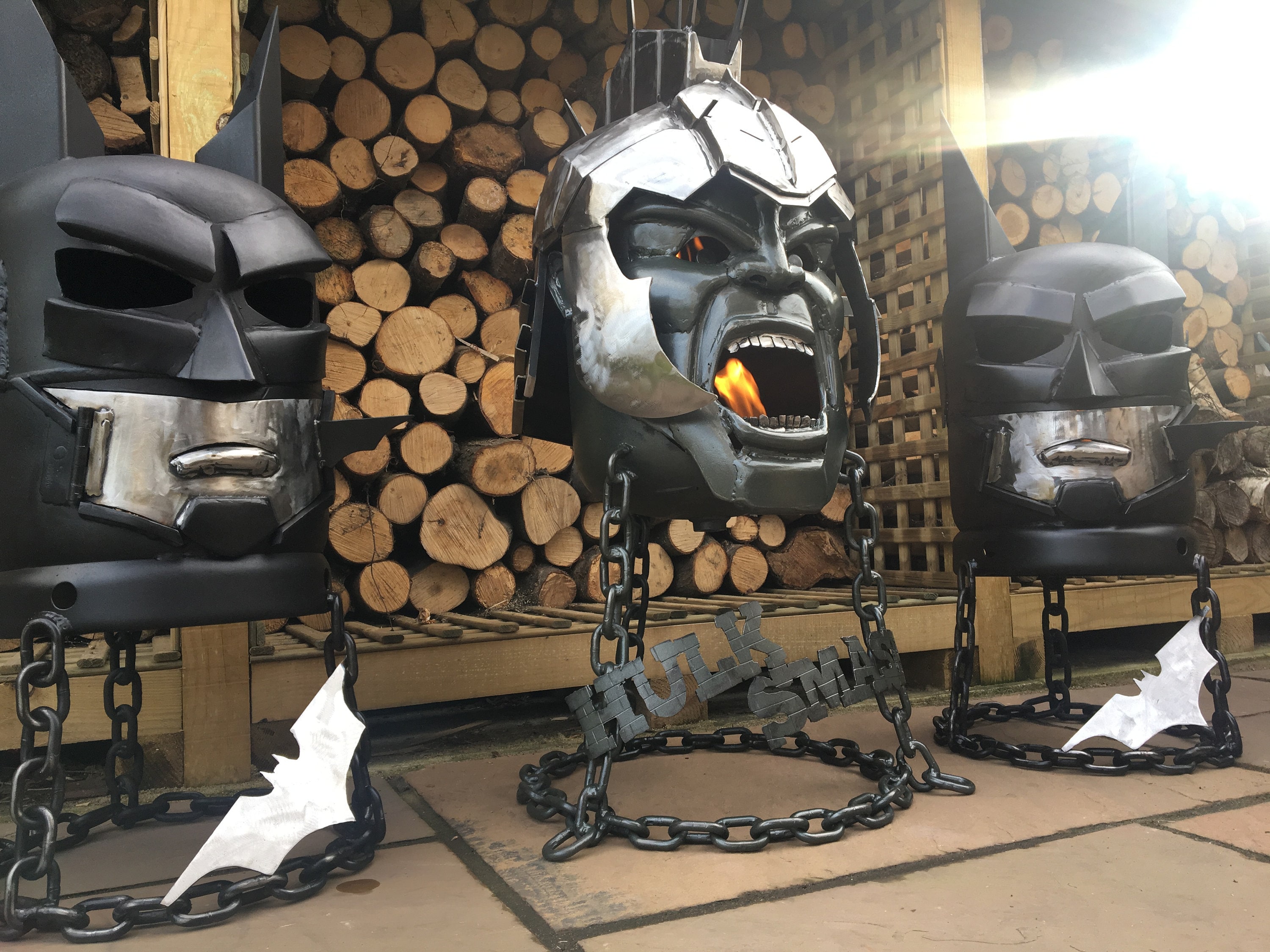 Batman Wood Burner Batman Fire Pit DC Comics DC Comic | Etsy