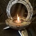The Stargate Steel Sculpture - Stargate Bio Ethanol Tabletop Burner ...