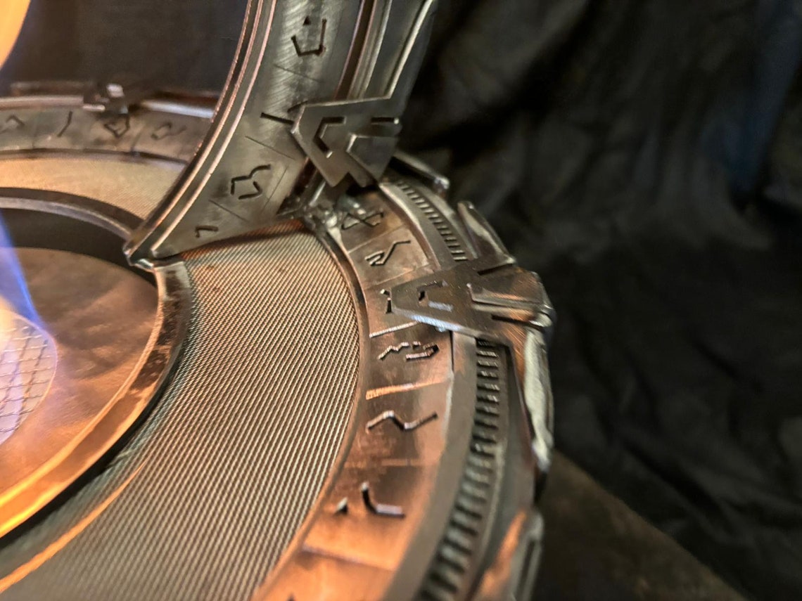 The Stargate Steel Sculpture - Stargate Bio Ethanol Tabletop Burner ...