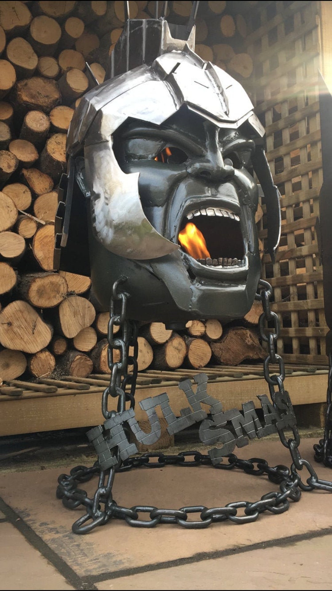 Incredible Hulk Wood Burner - Incredible Hulk - Fire Pit - Marvel ...